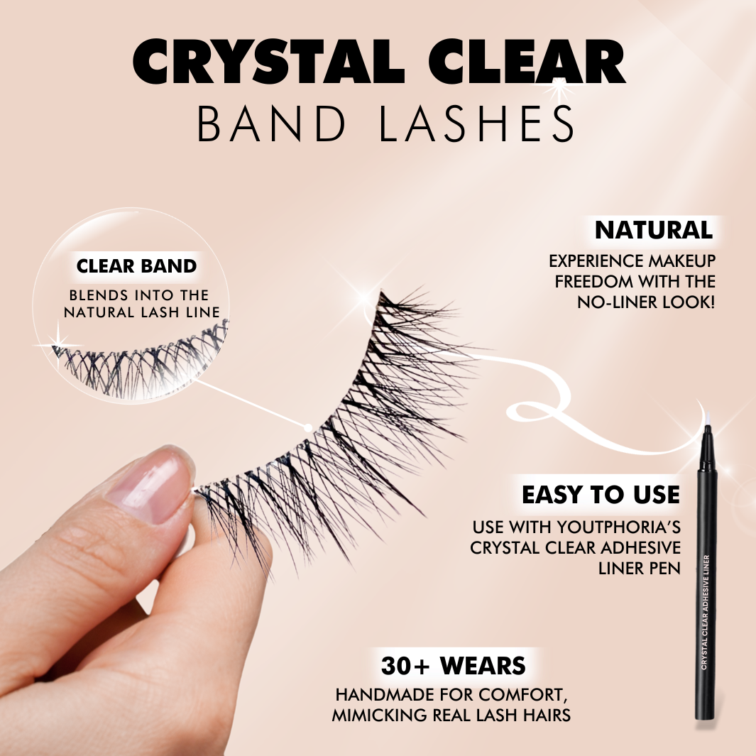 Crystal Clear Band Lashes – Youthphoria - Australia's #1 Lash Expert